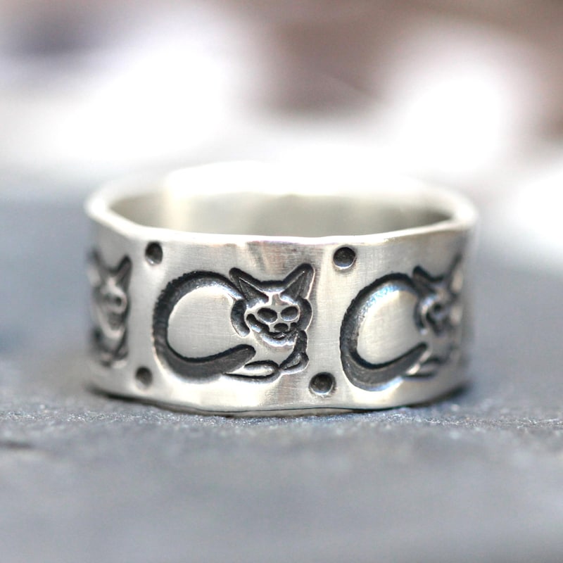 Cat Memorial Ring - Etsy