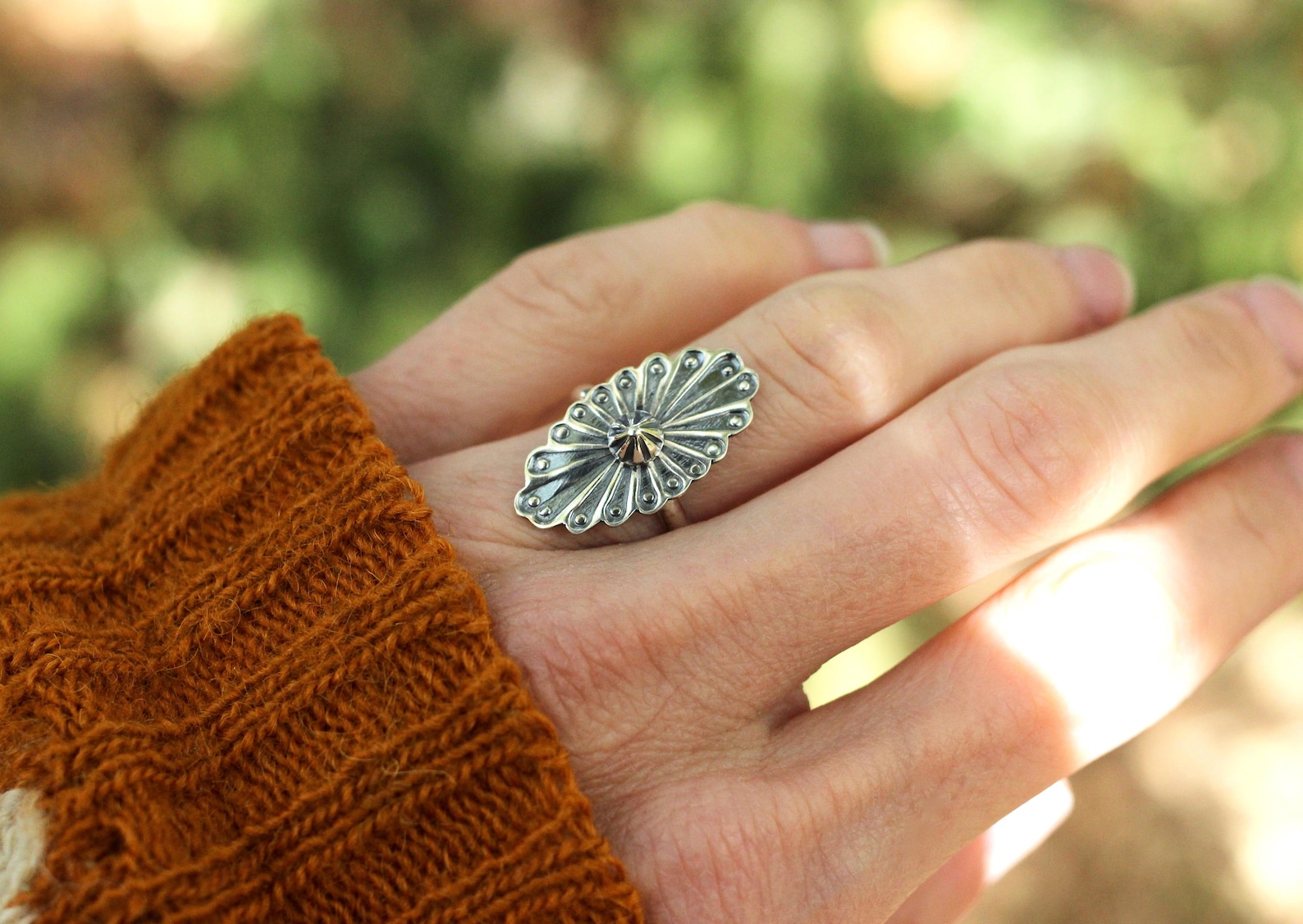 Sterling Silver Ring Sterling Silver Boho Ring Silver Bohemian Ring ...