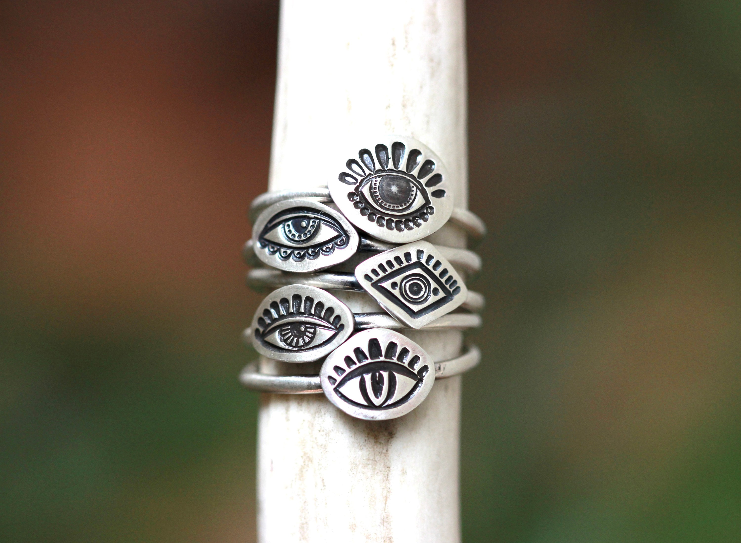 Evil Eye Ring Silver All Seeing Eye Ring Sterling Silver Eye Ring Witch ...