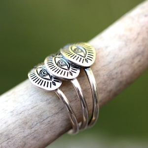 Evil Eye Ring Silver All Seeing Eye Ring Sterling Silver Eye Ring Witch ...