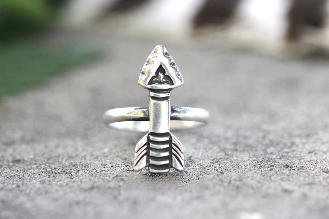 Arrow Ring Sterling Silver Arrow Ring for Women Southwest Ring ...