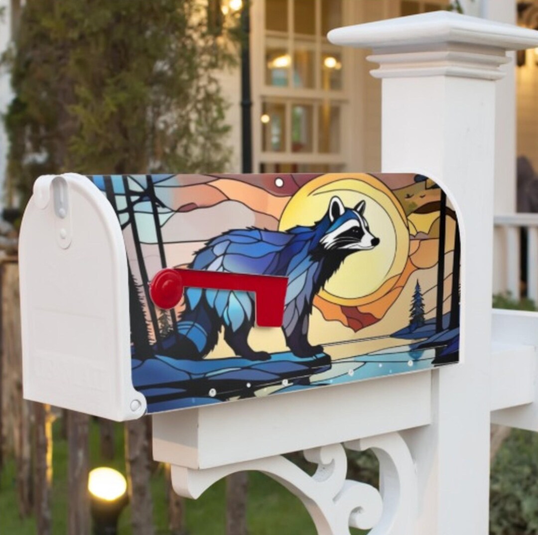 Racoon Mailbox Cover / Waterproof / Fade Resistant / XL Fits Most ...