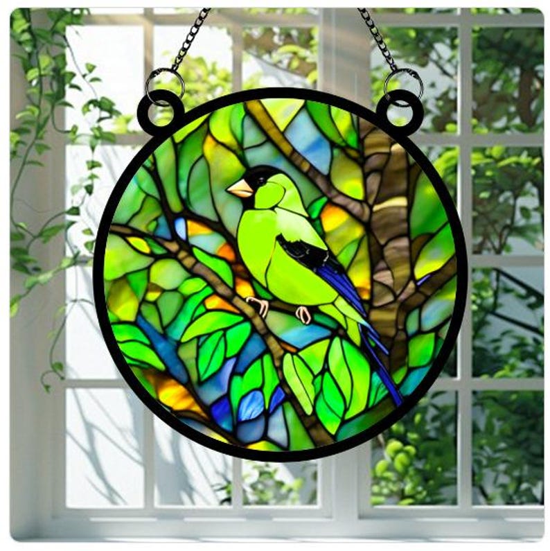 Goldfinch / Window Hanging Suncatcher Ornament / Acrylic / New ...
