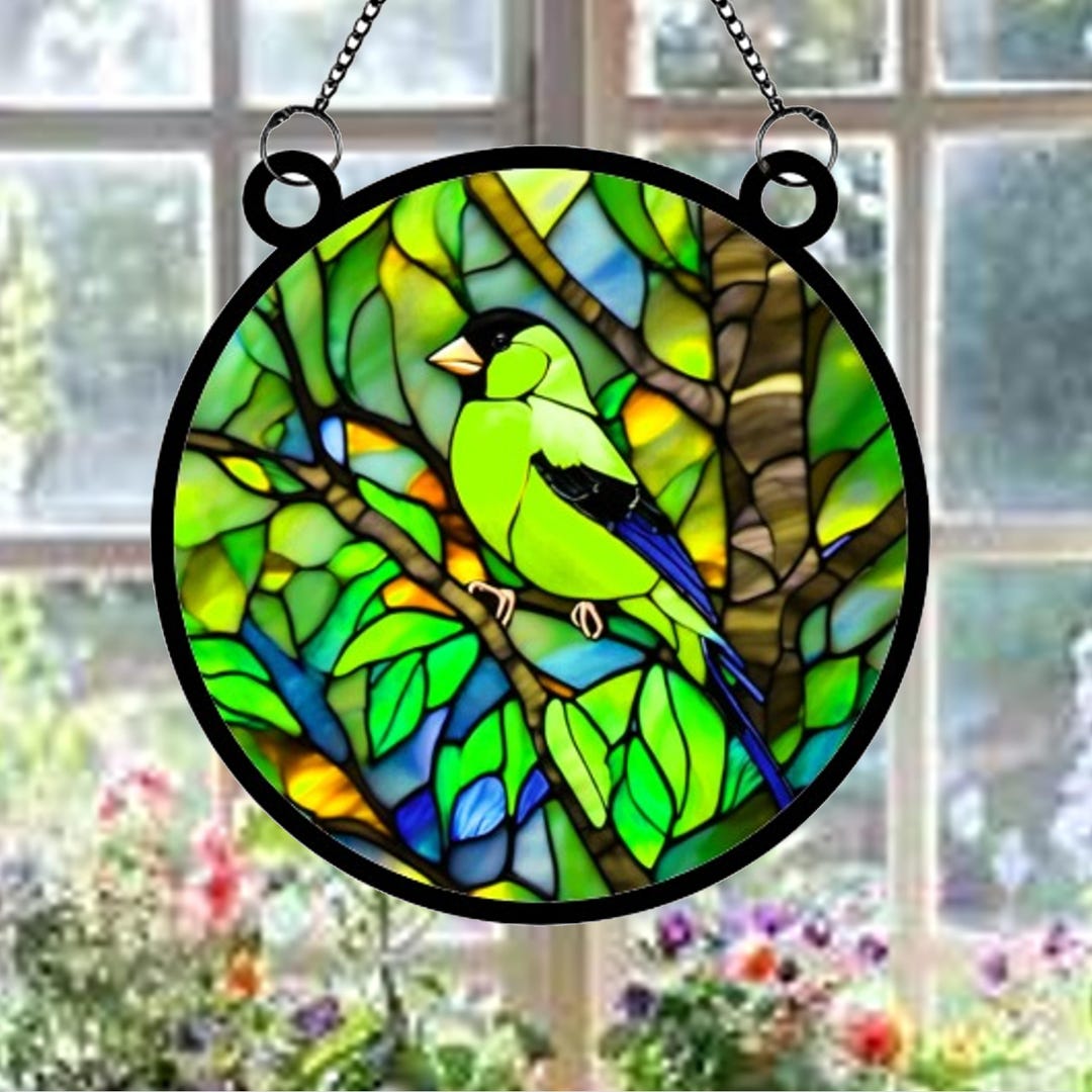Goldfinch / Window Hanging Suncatcher Ornament / Acrylic / New ...
