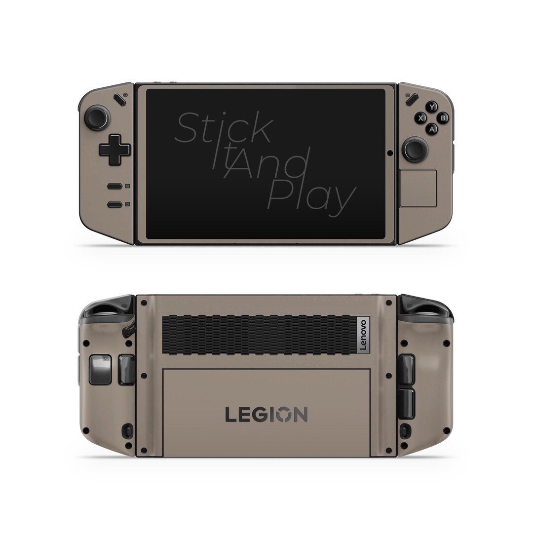 Skin for Legion Go – "tree Trunk" Design | Plain Pastel Brown Sticker ...