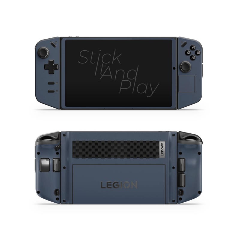 Legion Go Skin – "midnight Blue" Design | Solid Color Sticker | Legion ...