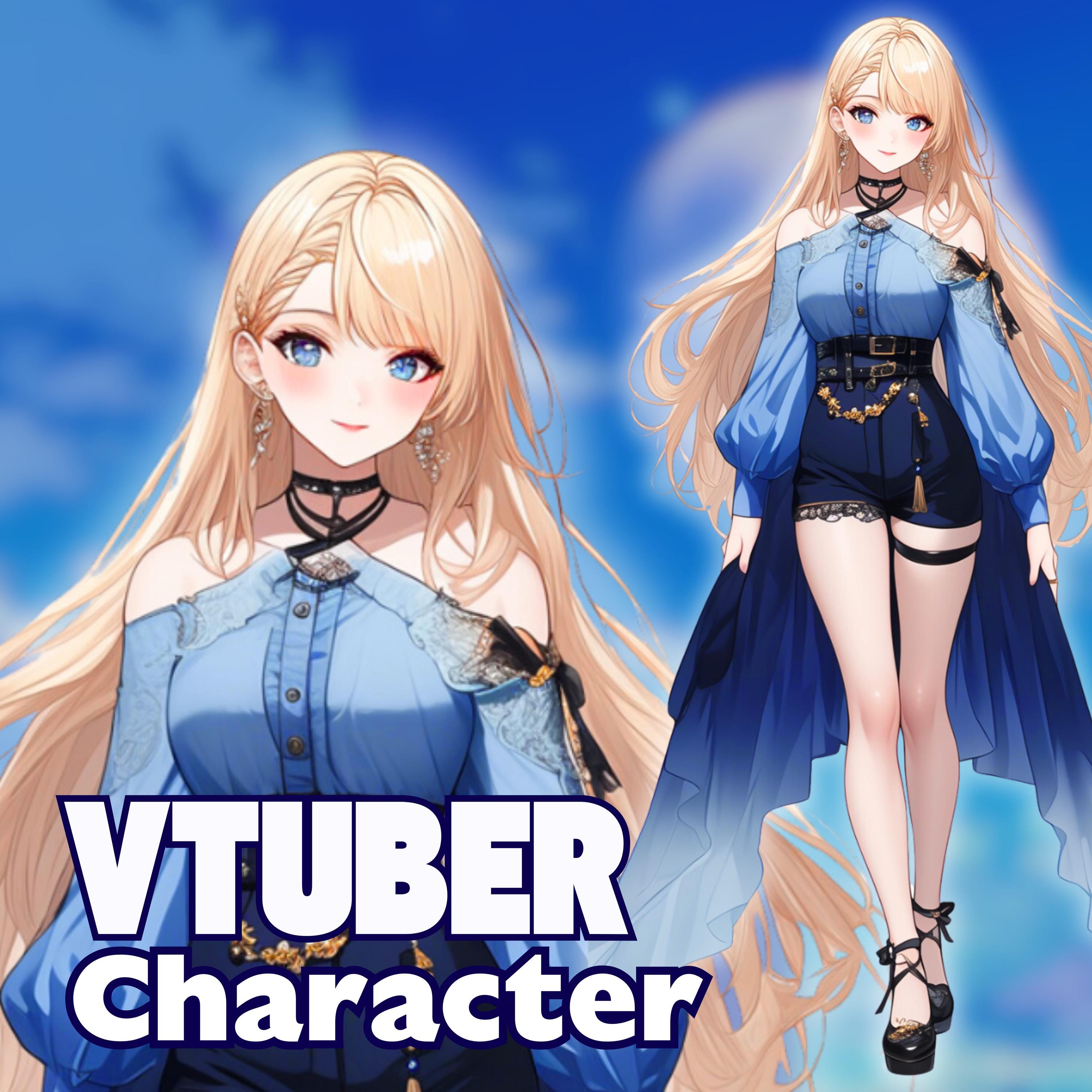 Custom Vtuber Live2d Model Commission virtual Youtuber Model Fan Art ...
