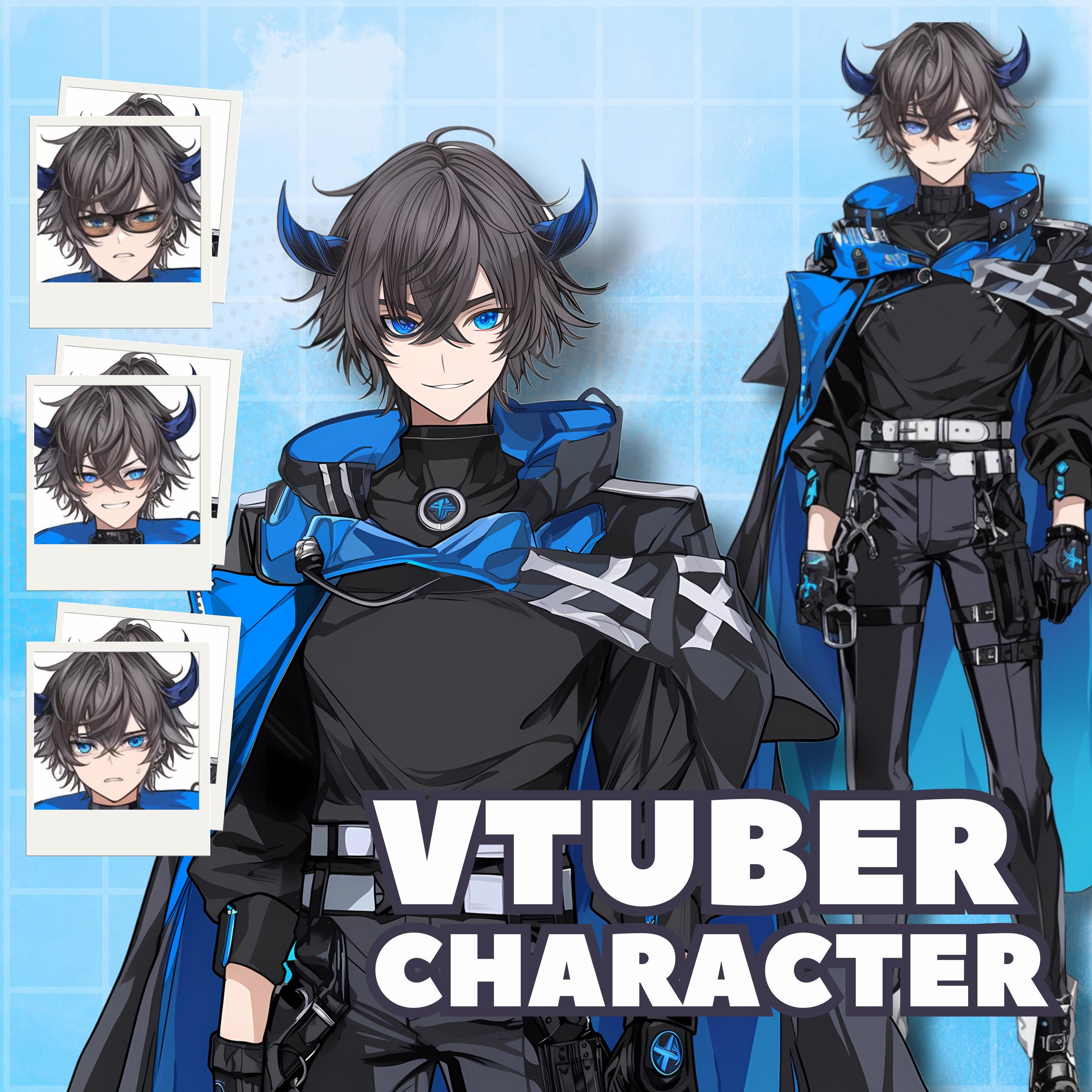 Custom Vtuber Live2d Model Commission virtual Youtuber Model Fan Art ...