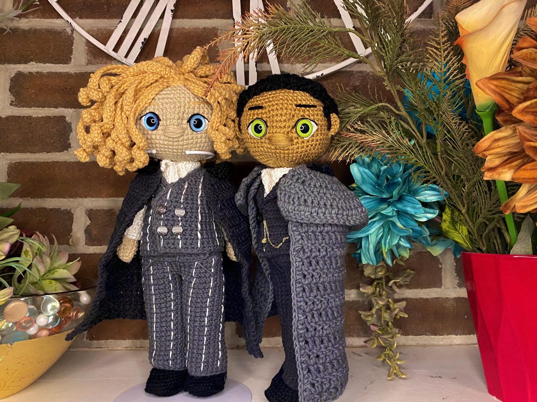 Amigurumi Plushie Crochet Vampire Doll “wedding Night Loustat” Pair ...