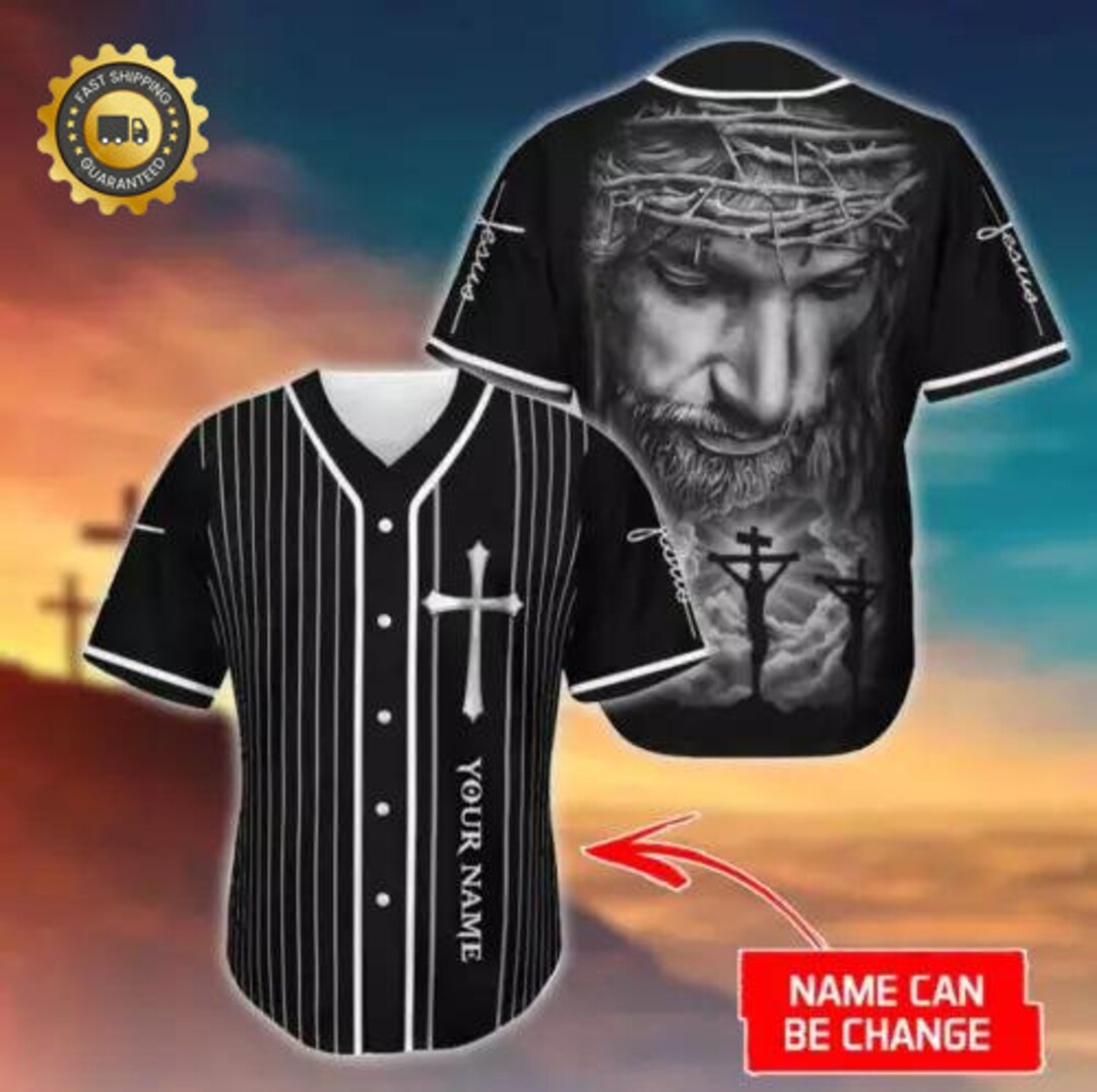 Christ Baseball Jersey the Savior Custom 3D Baseball Jersey Shirt - Etsy
