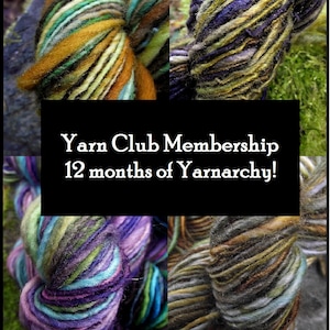 Yarn Club Knitting Gift Membership Club- 6 or 12 Month Membership ...