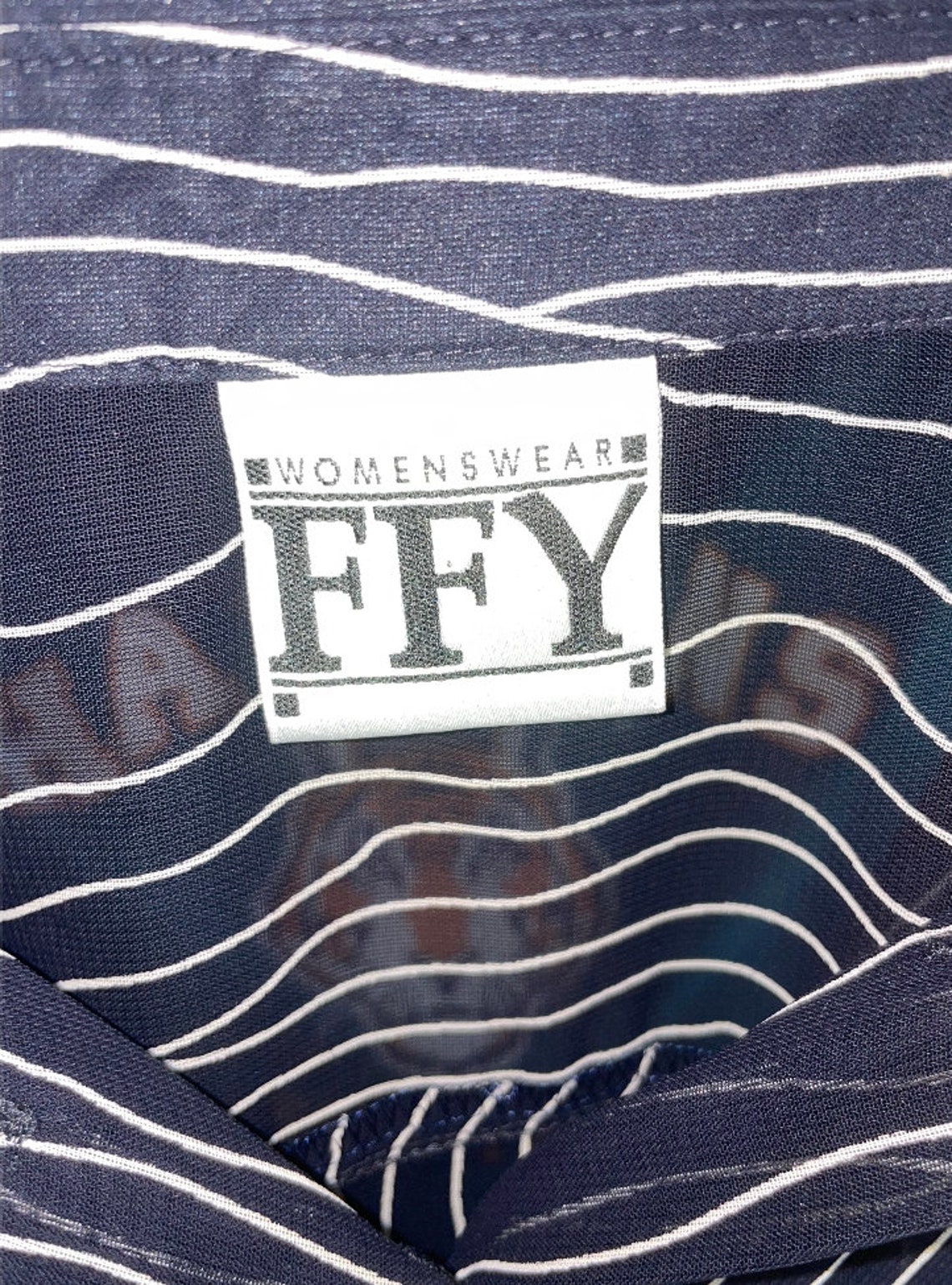 FFY Womenswear Germany 1990s Vintage Seethrough Dress With Mother of ...