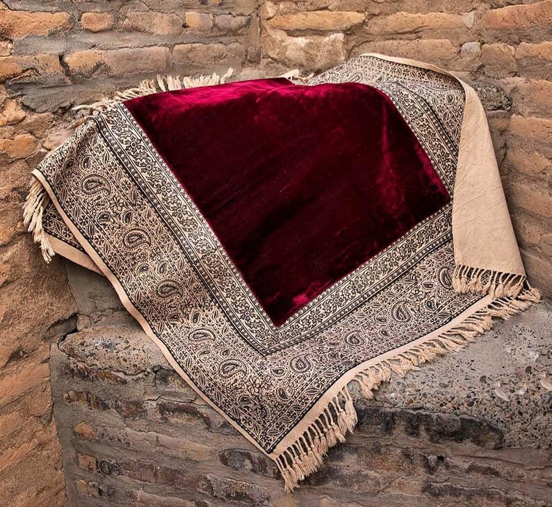 Home Decoration Table Cover Ethnic Tablecloth Persian Terme Velvet ...