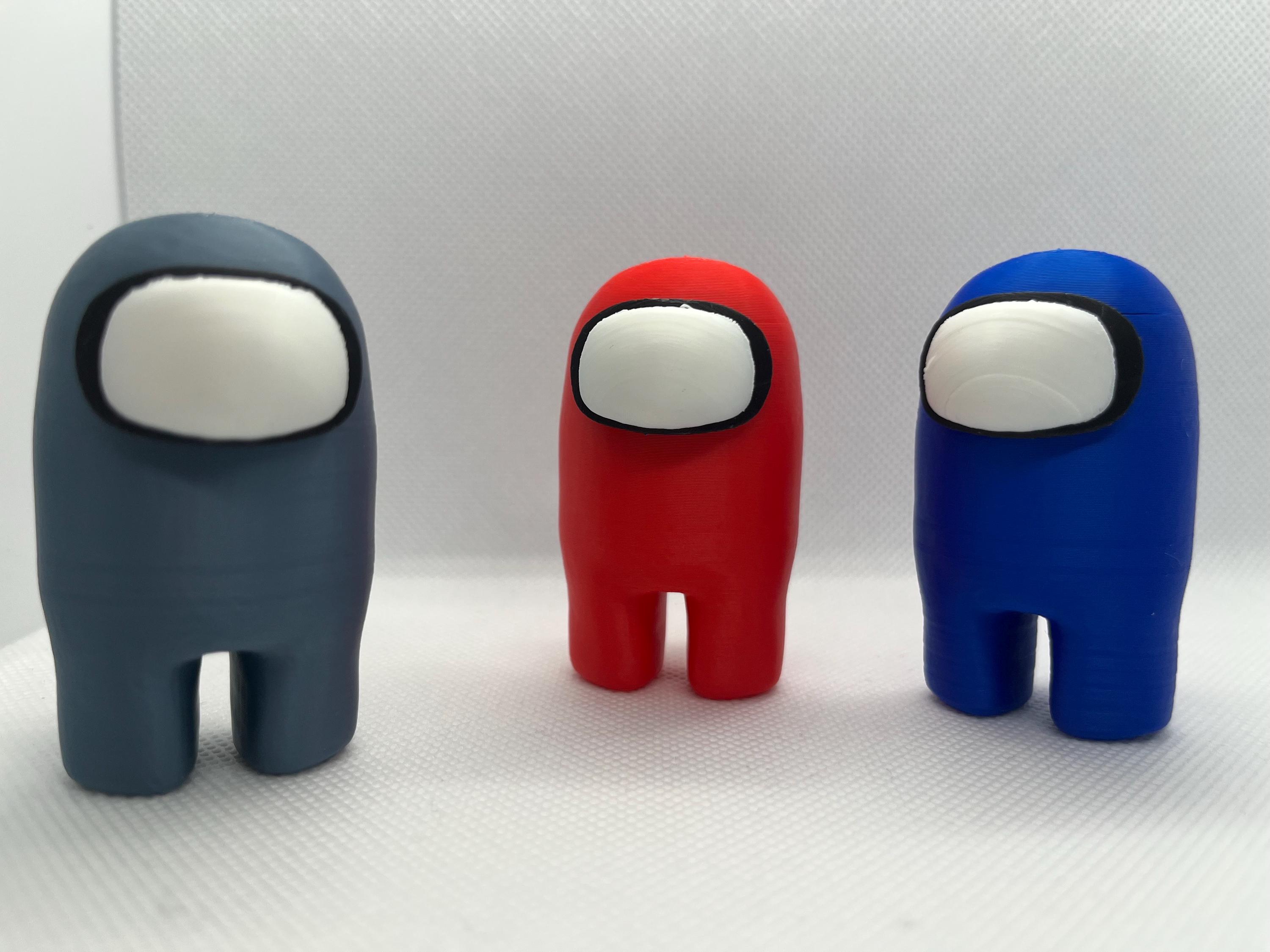 Among Us Fidget Clickers, Crewmates, Imposters, Poppers, 3D Printed ...