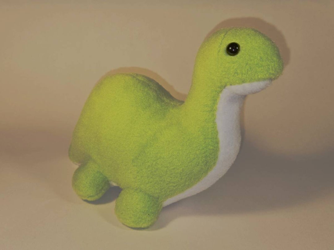 Brontosaurus Plush Pattern, Cute Dinosaur Sewing Pattern, Plush Pattern ...