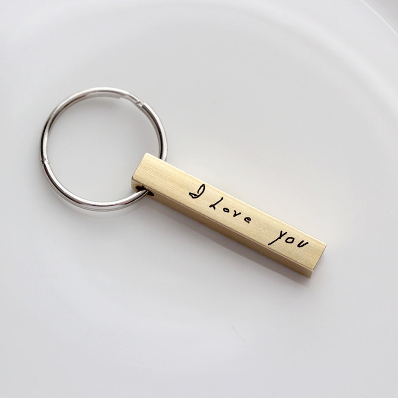 Handwriting Key Chain - Etsy