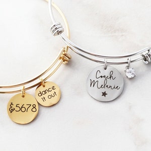 Dance Bracelet • Coach Bracelet • Dance Teacher Gifts • Sports ...
