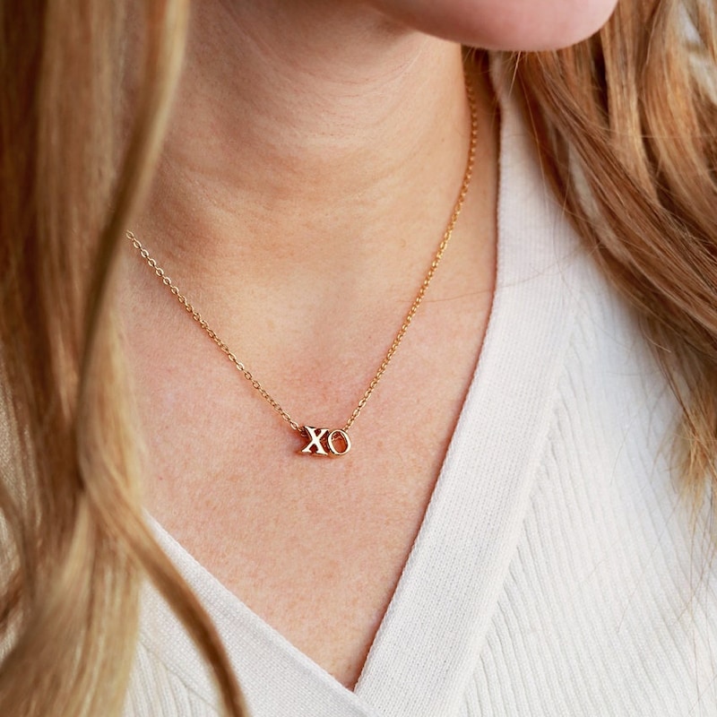 Xo Necklace - Etsy