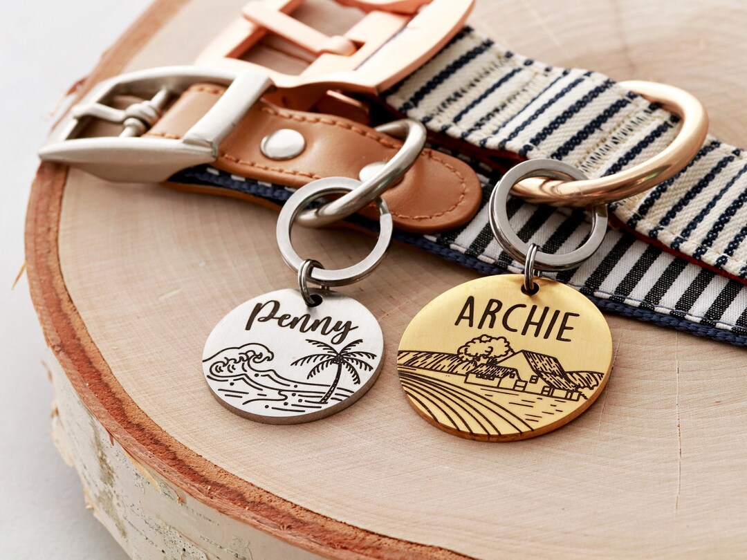 Cute Dog Tag • Personalized Dog Tag • Cute Pet Tag • Pet ID Tag ...