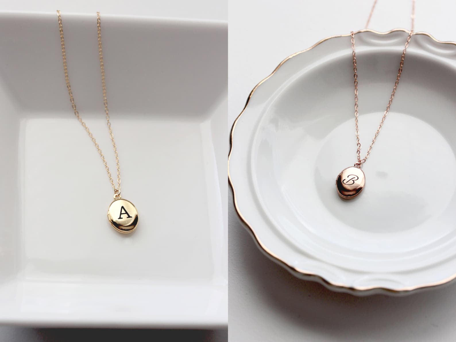 Personalized Locket / Silver Locket / Gold Locket / Custom - Etsy