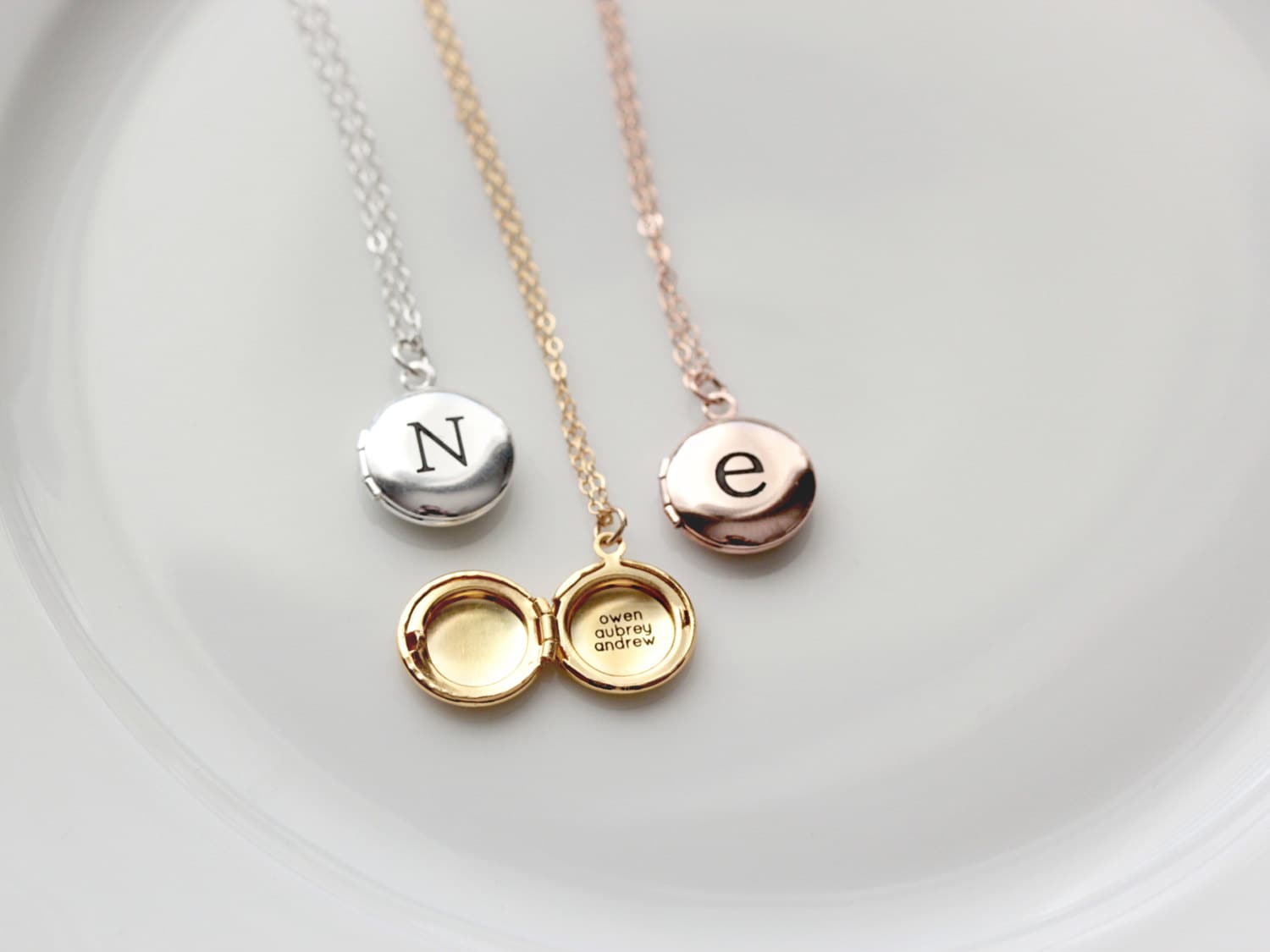 Engraved Locket / Personalized Locket / Gold Locket / Silver | Etsy