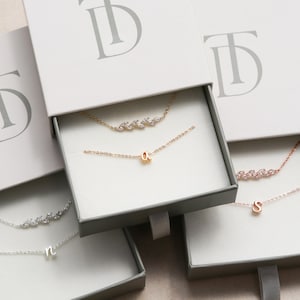 Crystal + Initial Gift Set - Bracelets for Women, Gold Bracelets, Gift ...