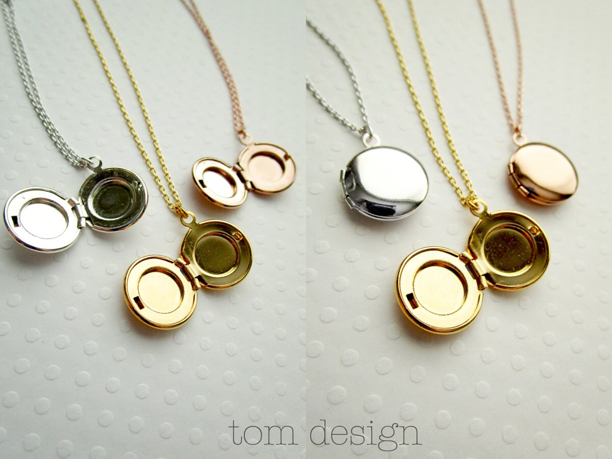 Minimalist Locket Mini Locket Dainty Locket Necklace - Etsy