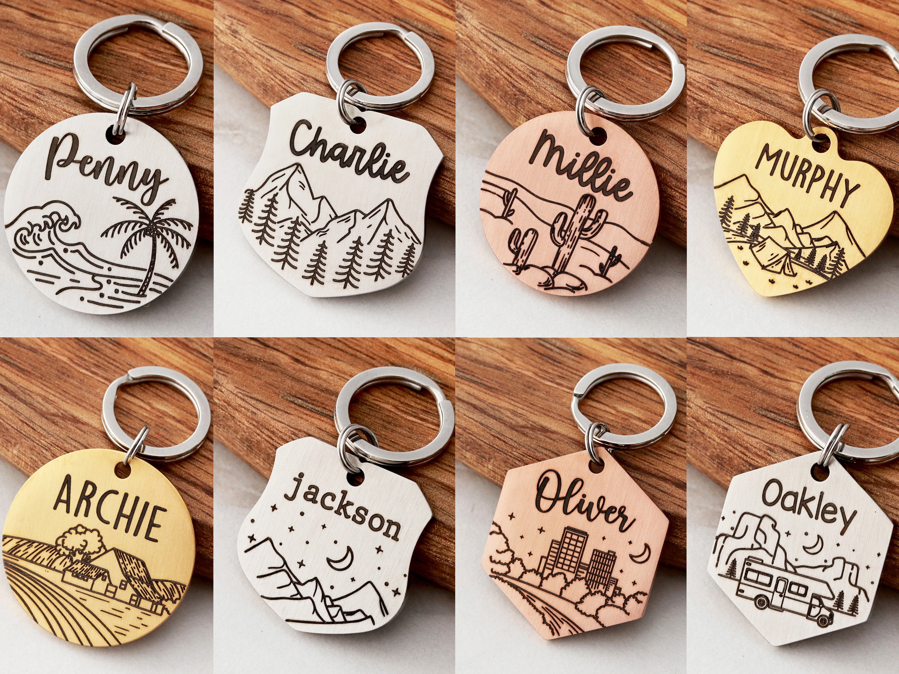 Cute Dog Tag / Personalized Dog Tag / Cute Pet Tag / Pet ID | Etsy