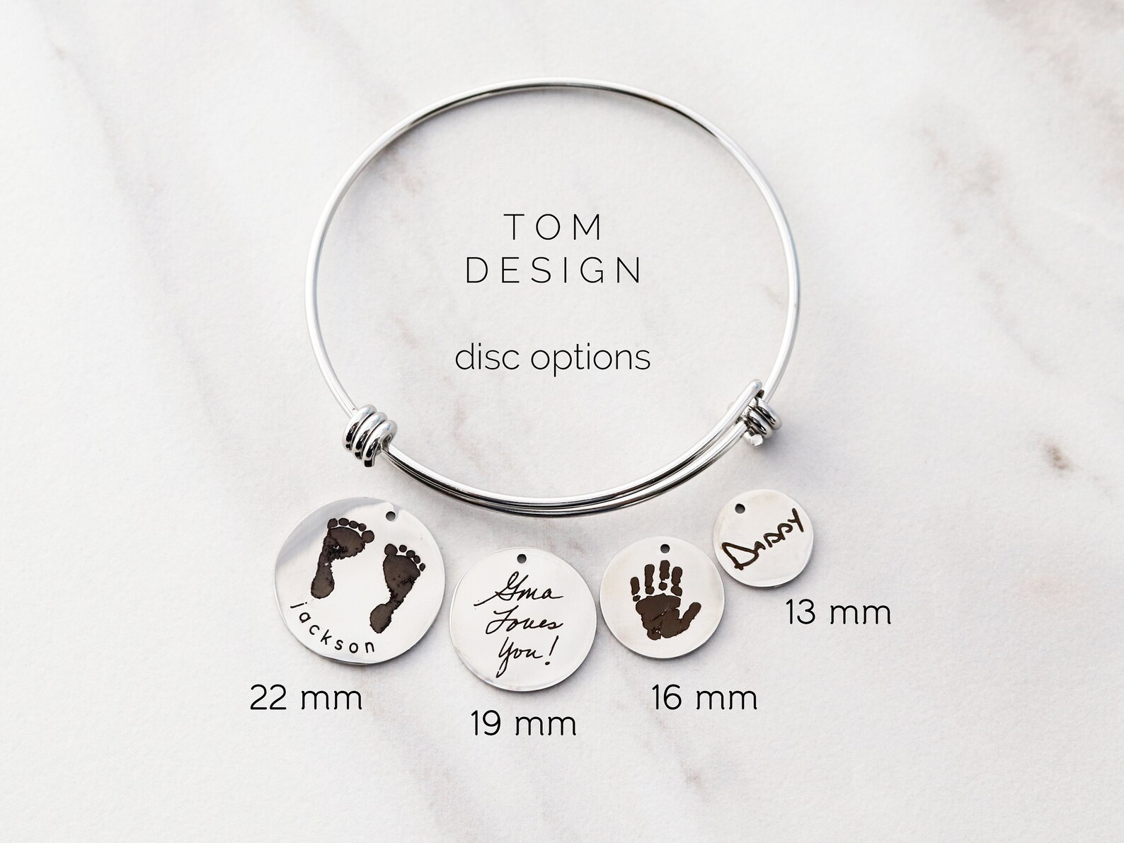 Footprint Bracelet • Footprint Jewelry • Silver Footprint • Footprint ...