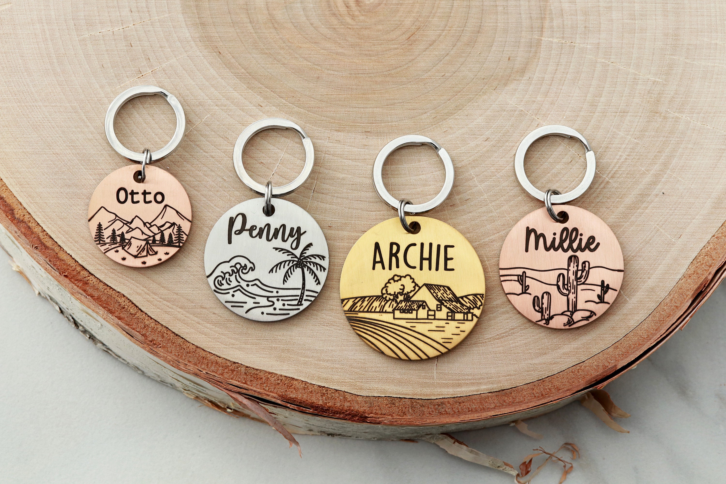 Cute Dog Tag / Personalized Dog Tag / Cute Pet Tag / Pet ID | Etsy