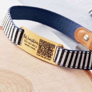 Scannable Dog Tag • Digital Pet Tag • QR Code Pet ID Tag • Silent Dog ...