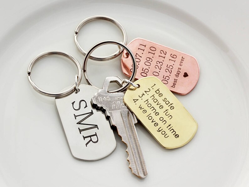 Personalized Keychain Custom Key Chain Graduation Gift - Etsy