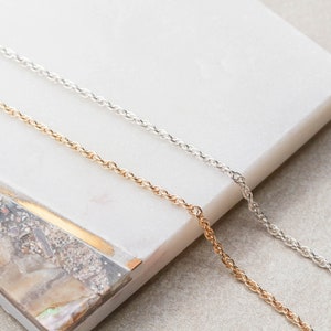 Thick Rope Bracelet • Layering Bracelet • Dainty Bracelet • Delicate ...