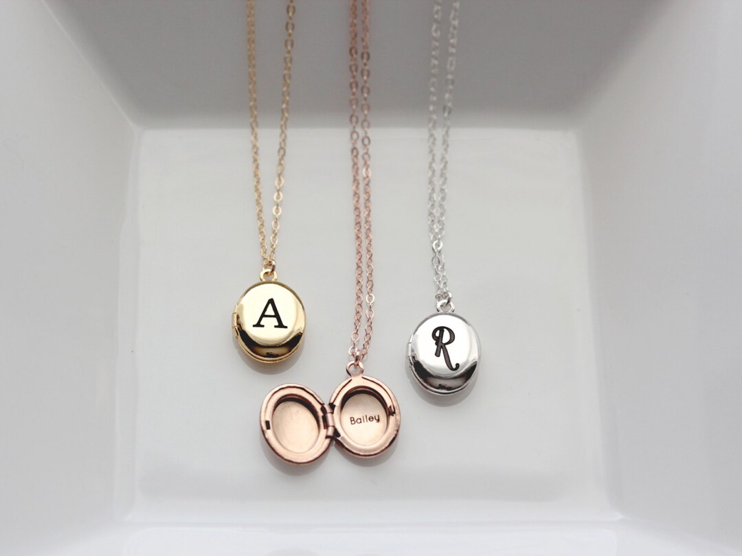 Personalized Locket • Silver Locket • Gold Locket • Custom Lockets ...