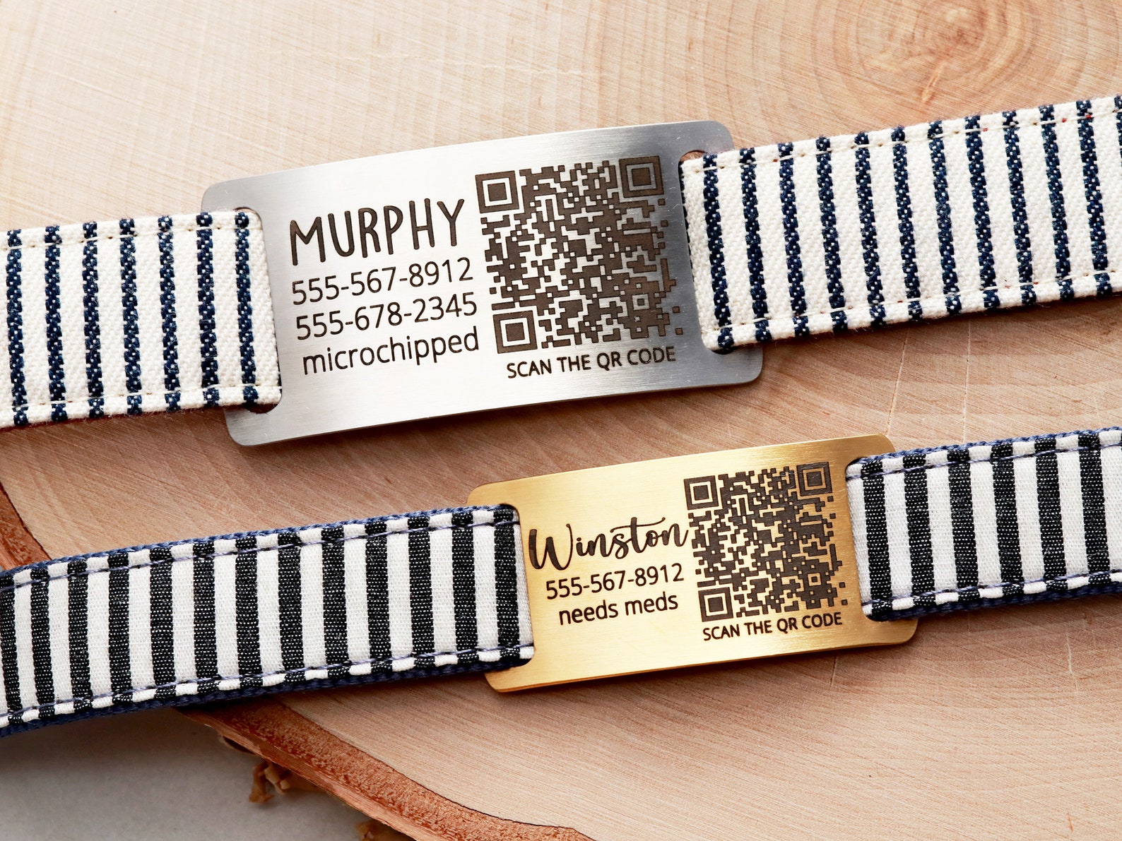 Scannable Dog Tag Digital Pet Tag QR Code Pet ID Tag - Etsy