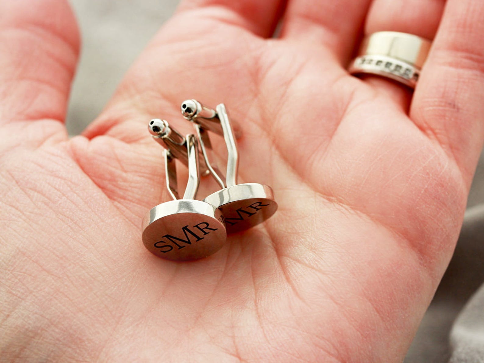Personalized Cuff Links / Custom Cufflinks / Engraved Cufflink - Etsy