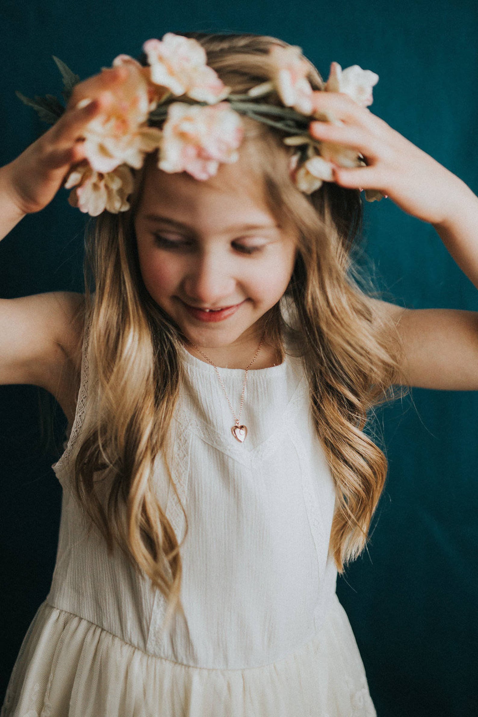 Heart Locket / Personalized Child Locket Necklace / Silver - Etsy