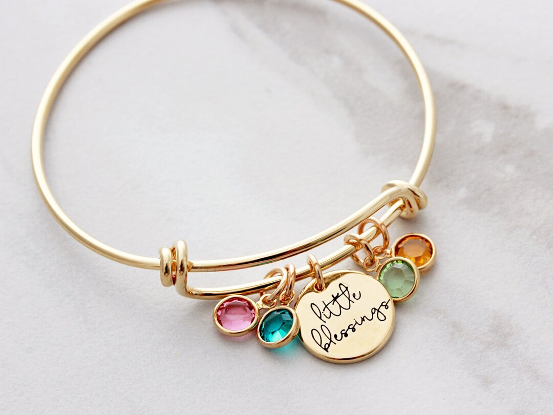 Mother's Day Gift • Birthstone Bracelet • Personalized Bracelet ...