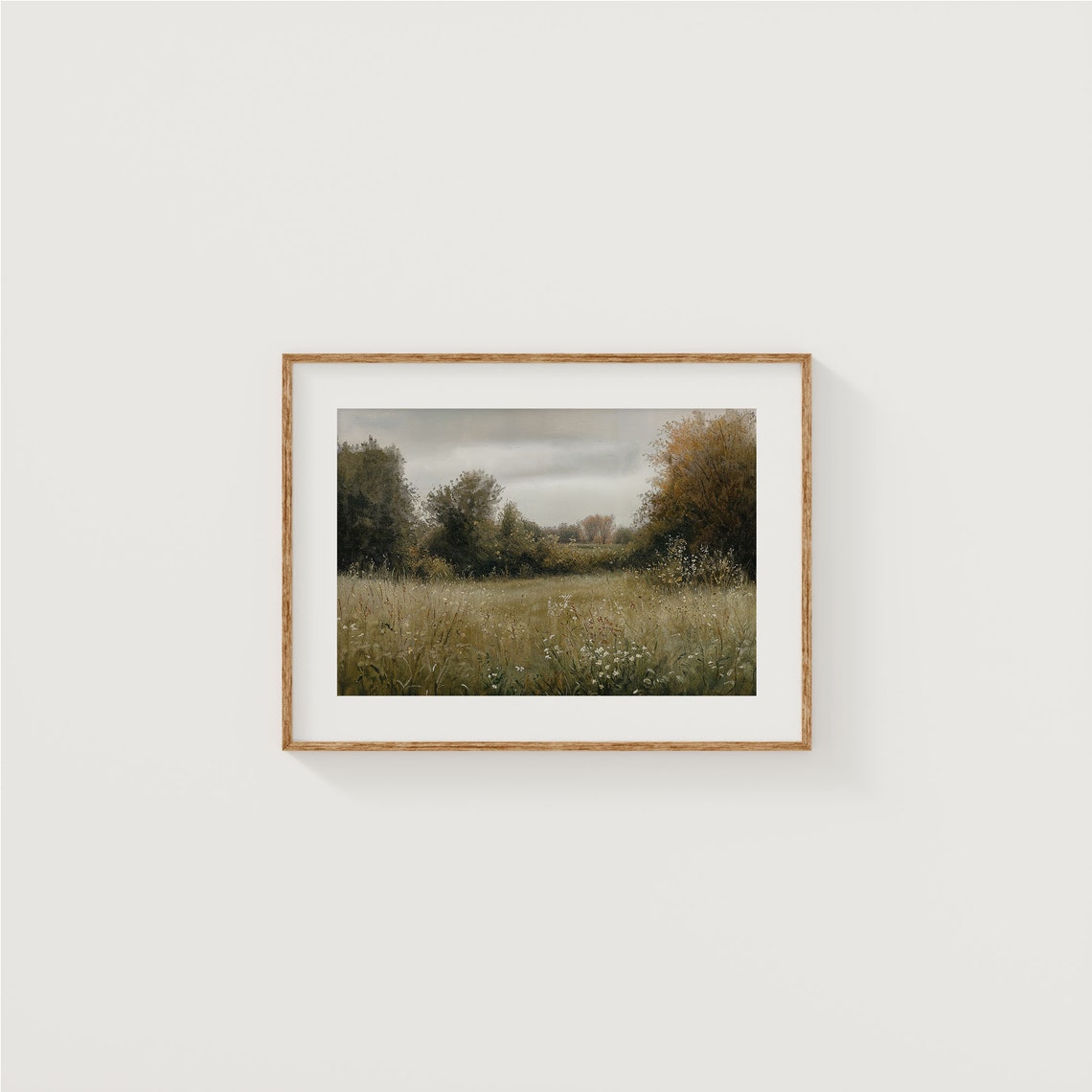 Spring Landscape Art | Vintage Art Print | Country Farmhouse ...