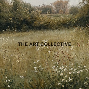 Spring Landscape Art | Vintage Art Print | Country Farmhouse ...