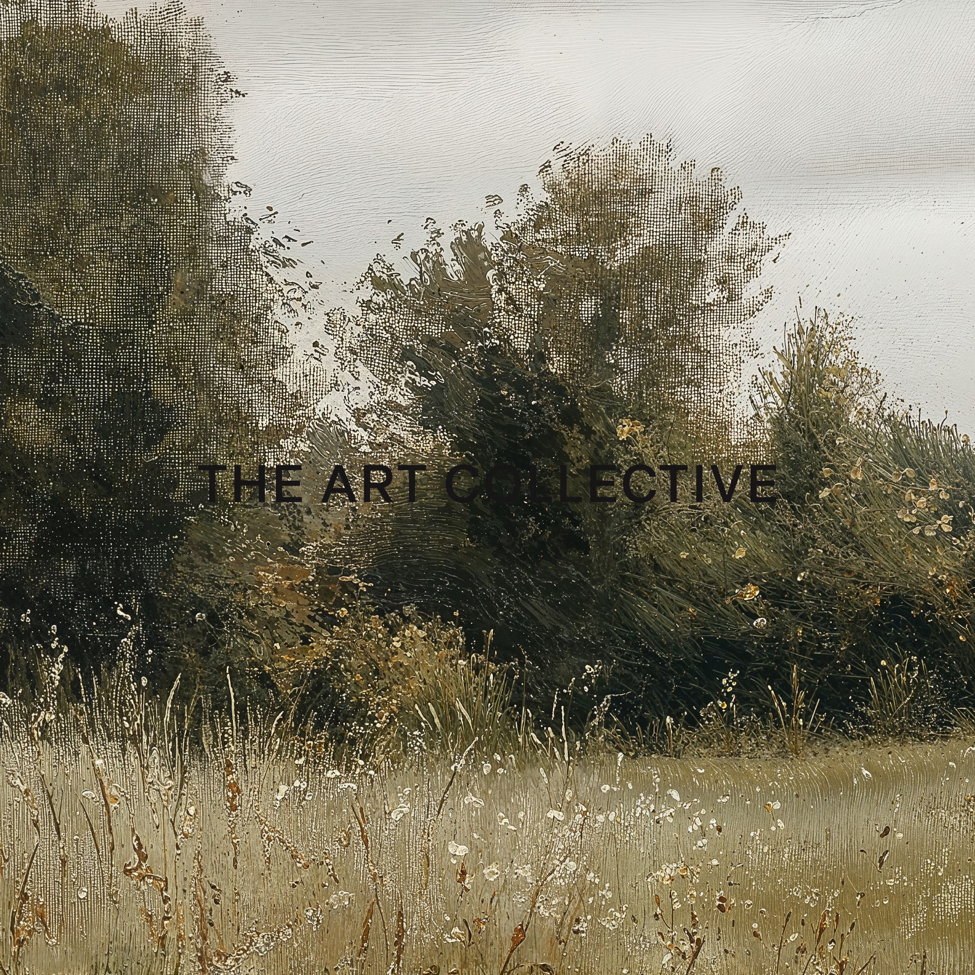 Spring Landscape Art | Vintage Art Print | Country Farmhouse ...