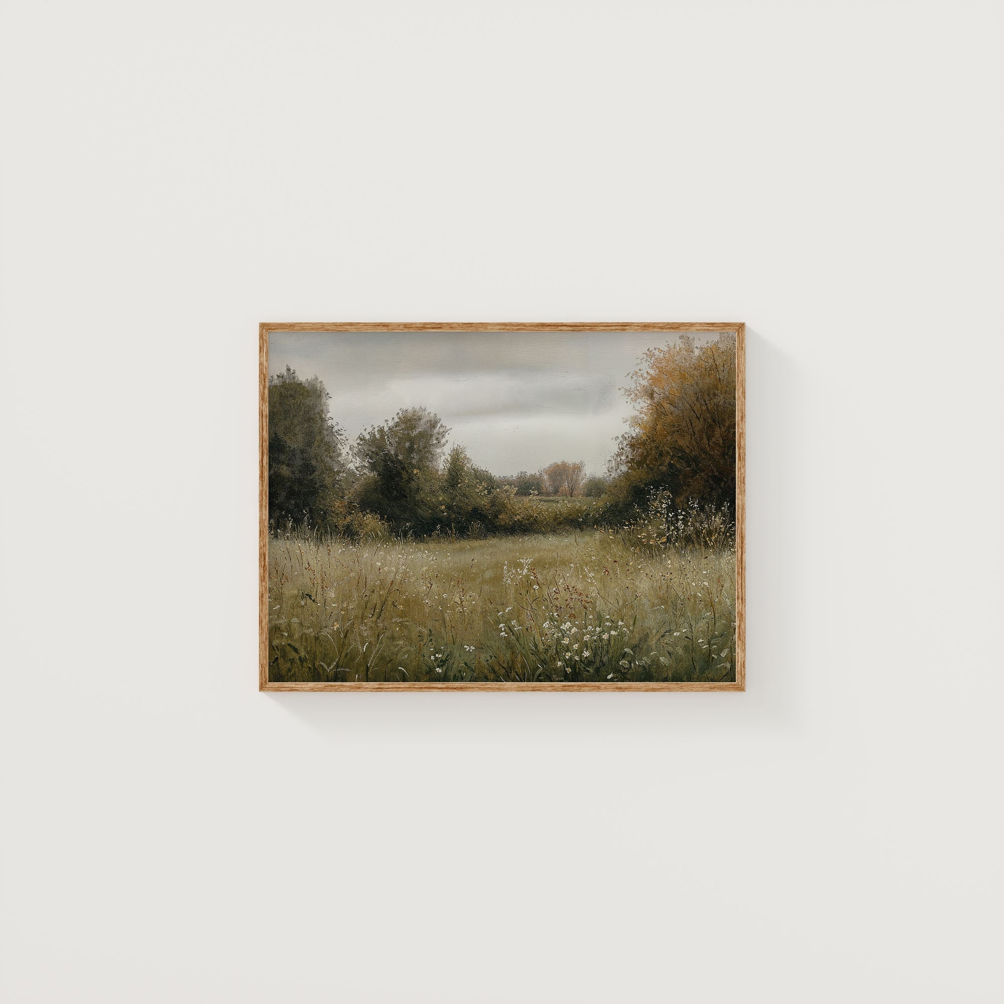 Spring Landscape Art | Vintage Art Print | Country Farmhouse ...