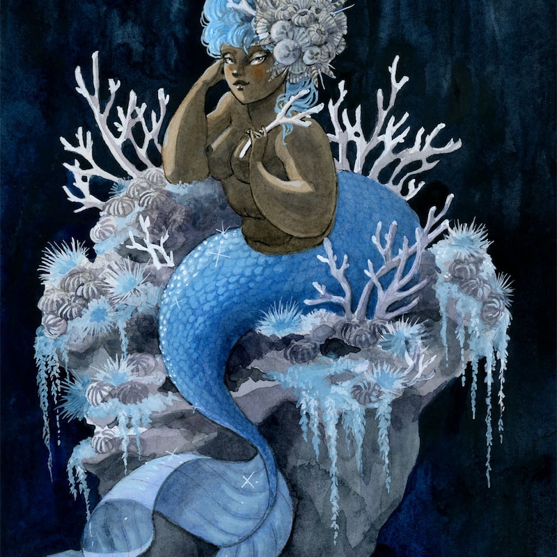 Fat Mermaid - Etsy