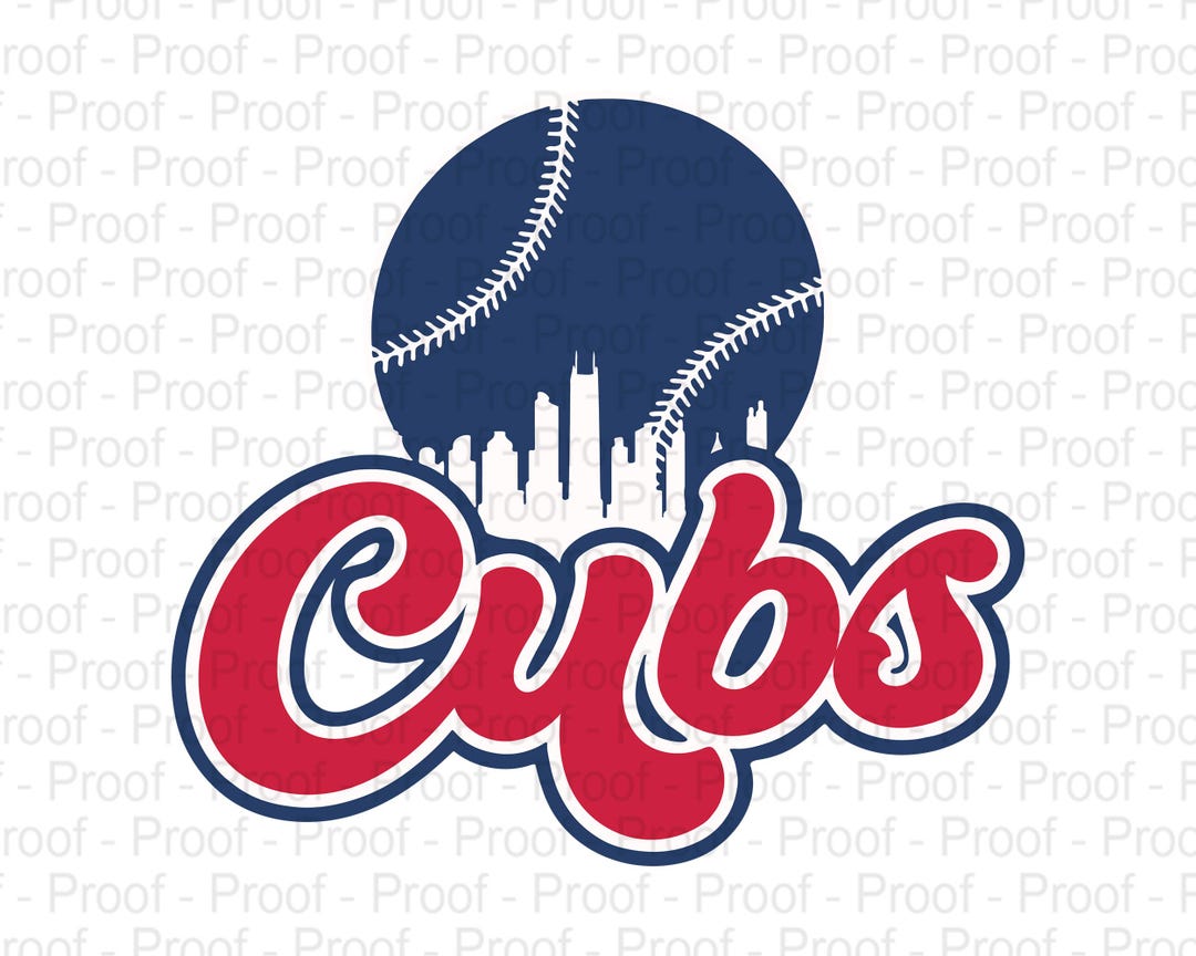 Cubs Baseball Svg, Go Cubs Svg, Retro Sports Jersey Font, Cubs Team ...