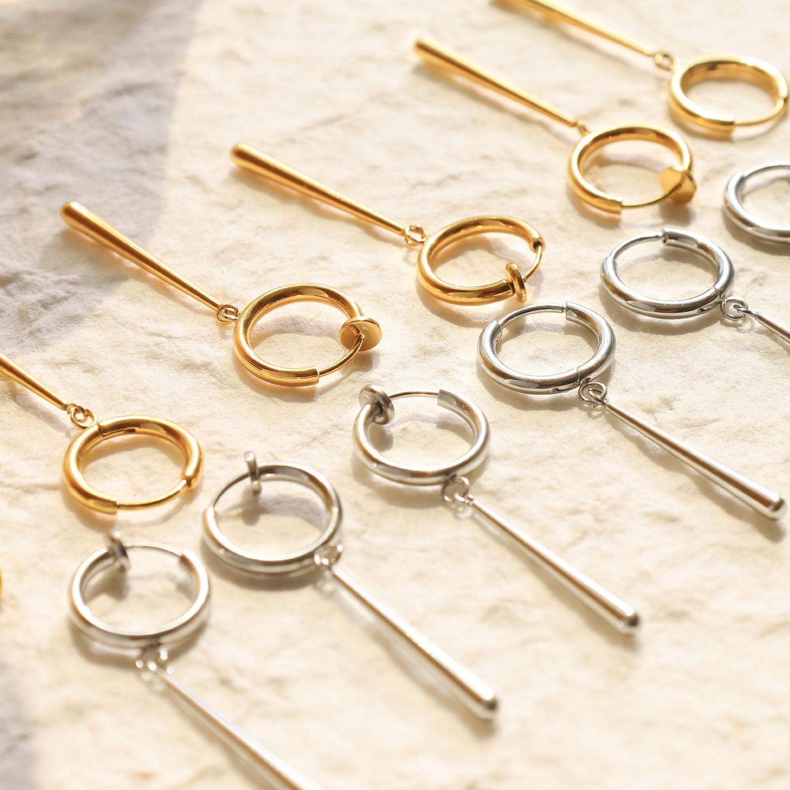 Zoro Dangle Earrings: Plated With 14K Gold,zoro Earring,minimalist ...