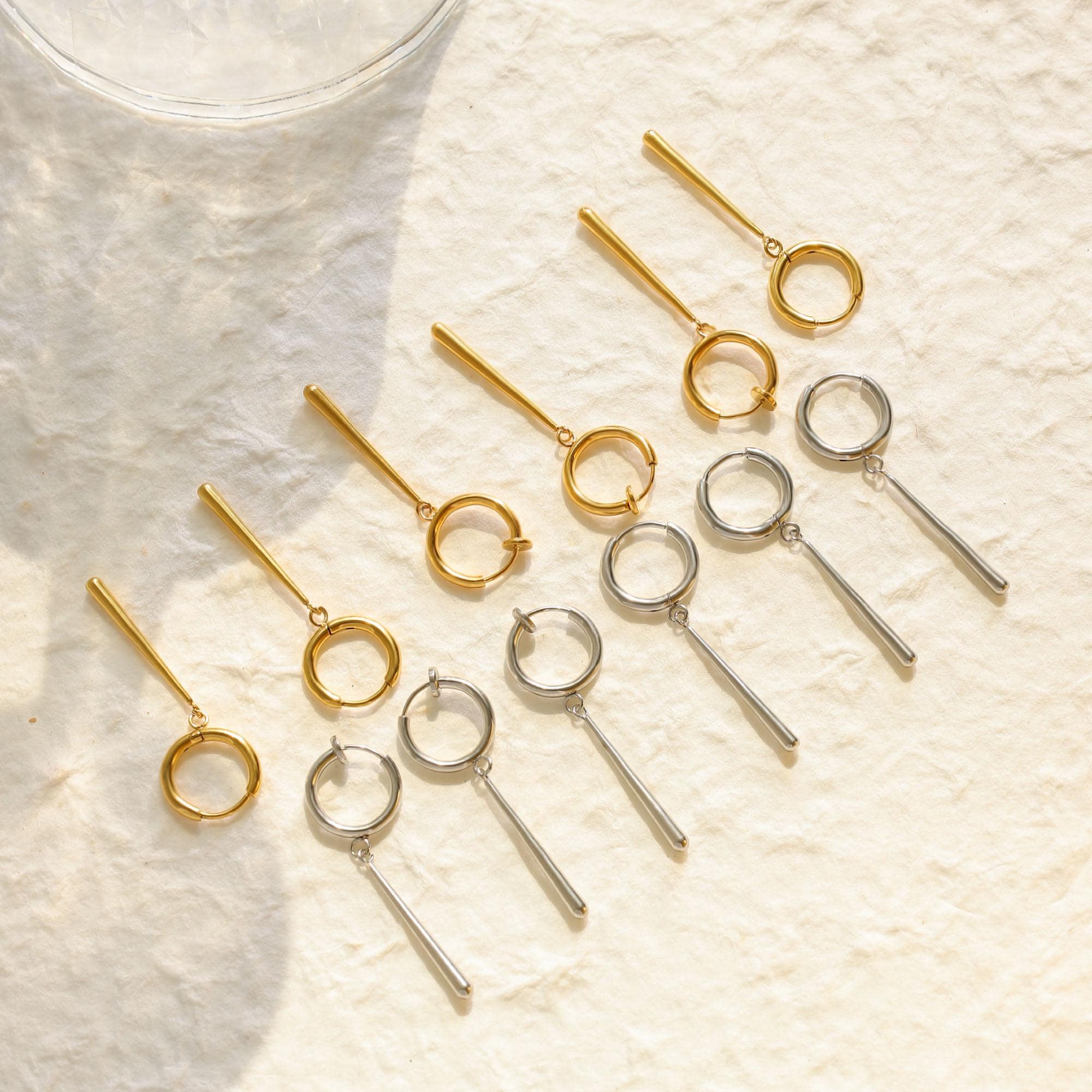 Zoro Dangle Earrings: Plated With 14K Gold,zoro Earring,minimalist ...