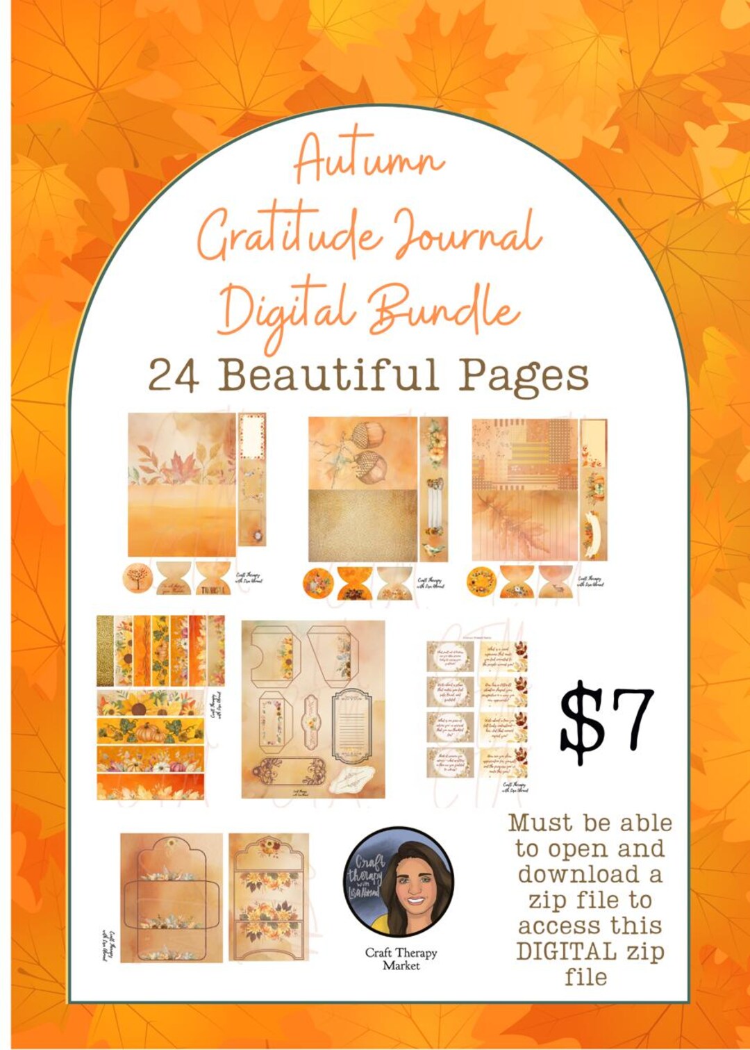 Autumn Gratitude Journal - Etsy