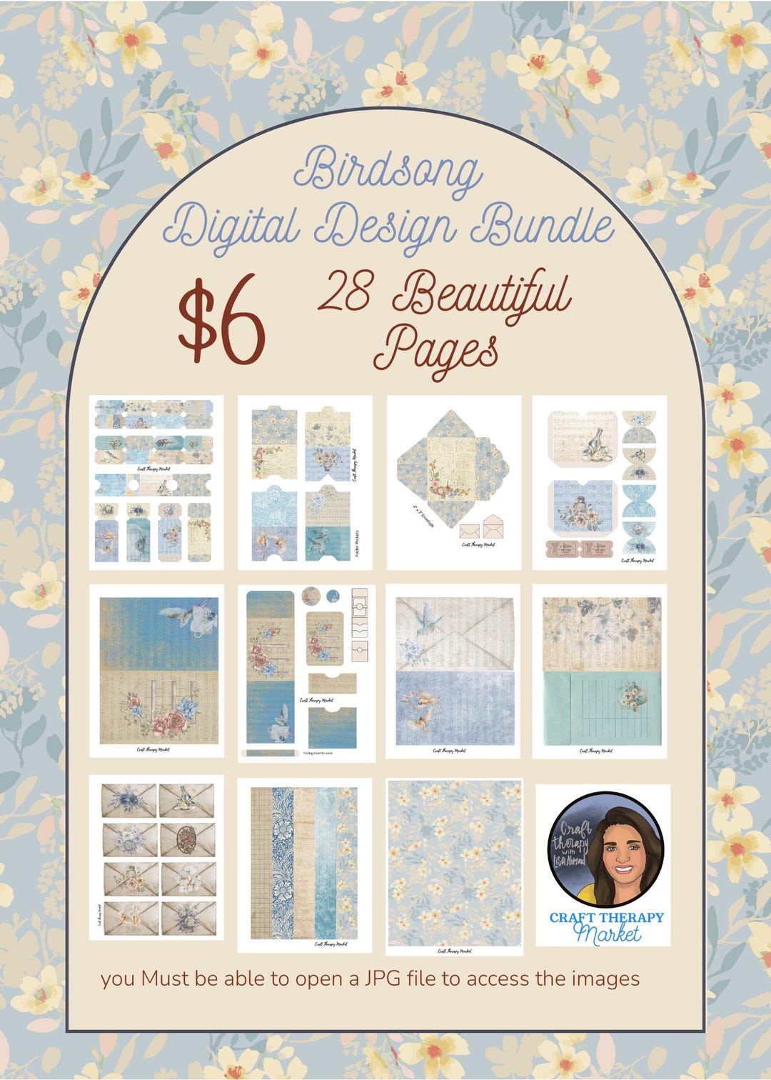 Songbird Digital Mini Journal Bundle - Etsy