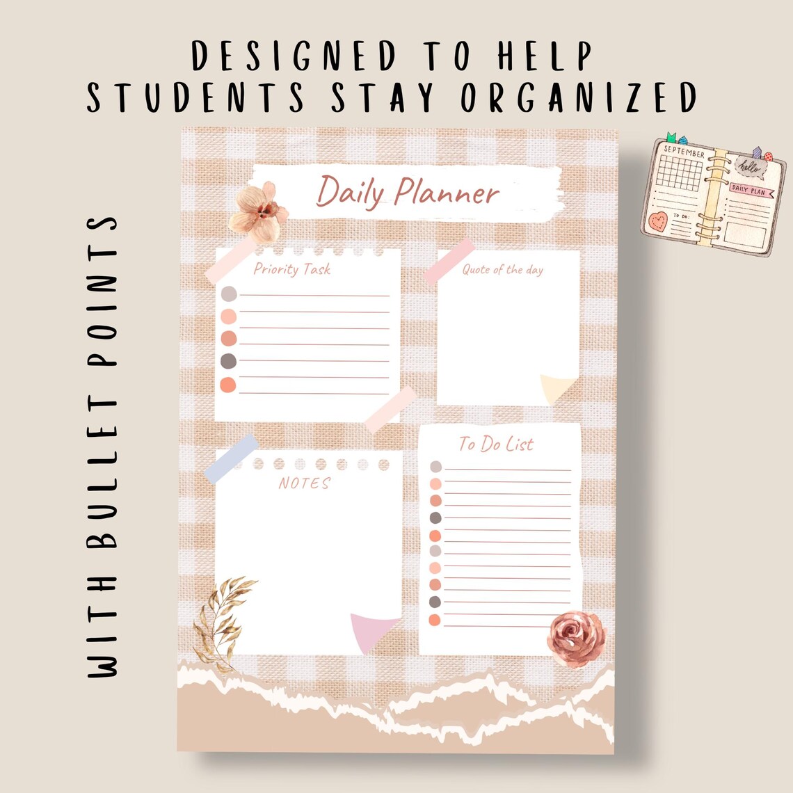 Student Planner Bundle: School Timetable, Daily & Weekly Planners ...