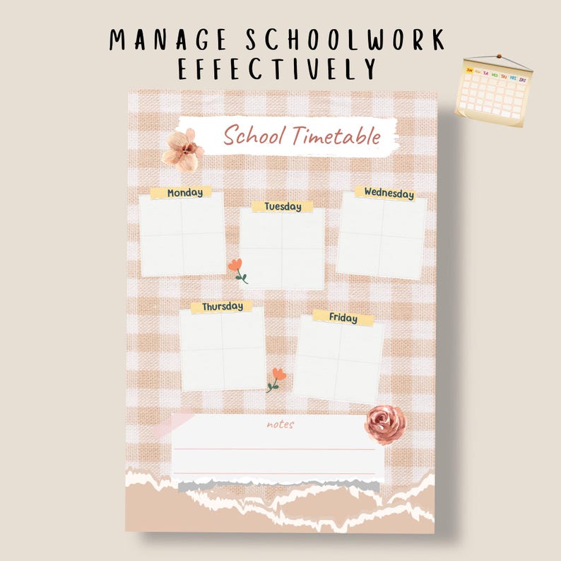 Student Planner Bundle: School Timetable, Daily & Weekly Planners ...